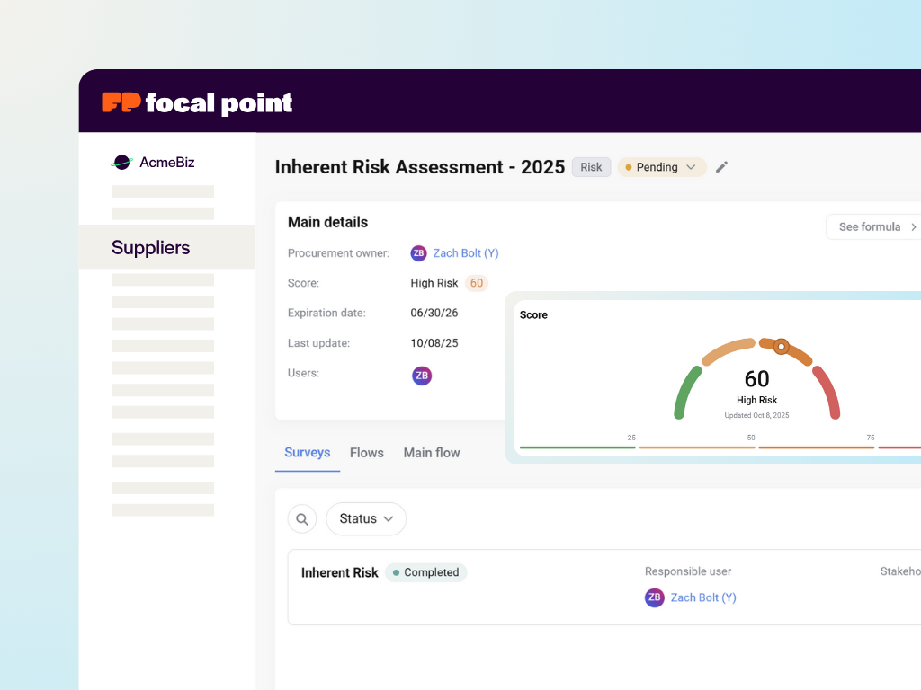 Third-Party Risk Management - Focal Point